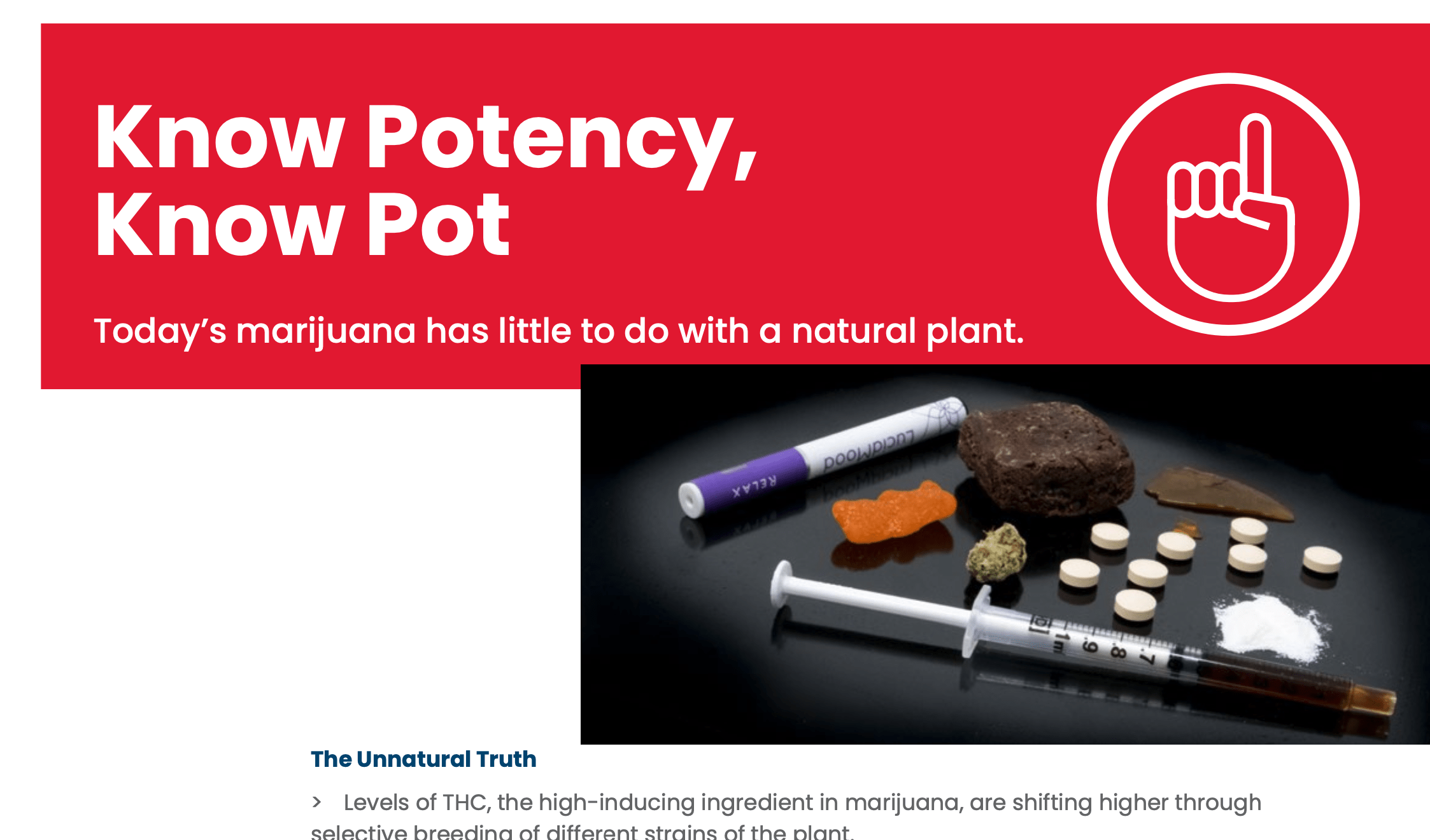 Know Potency, Know Pot - One Chance to Grow Up